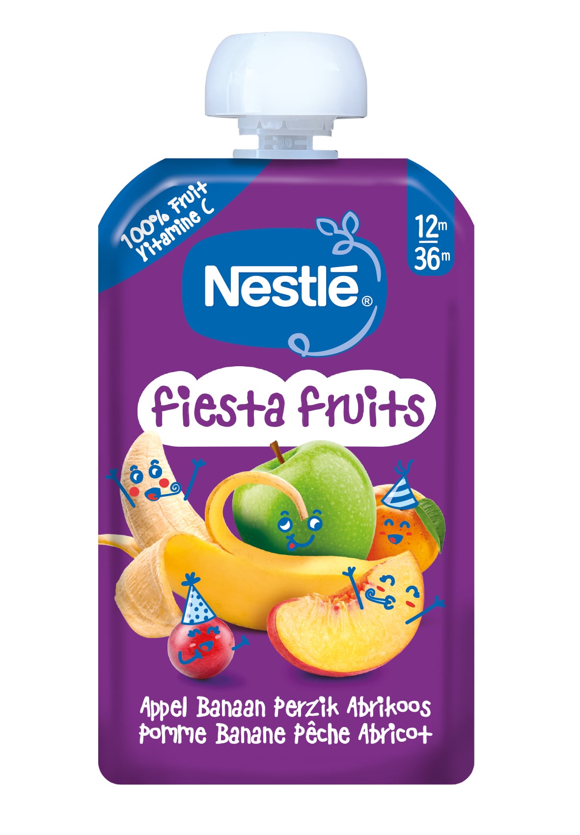 Fiesta fruits – Fruit in een knijpzakje 12m+ | Nestlé