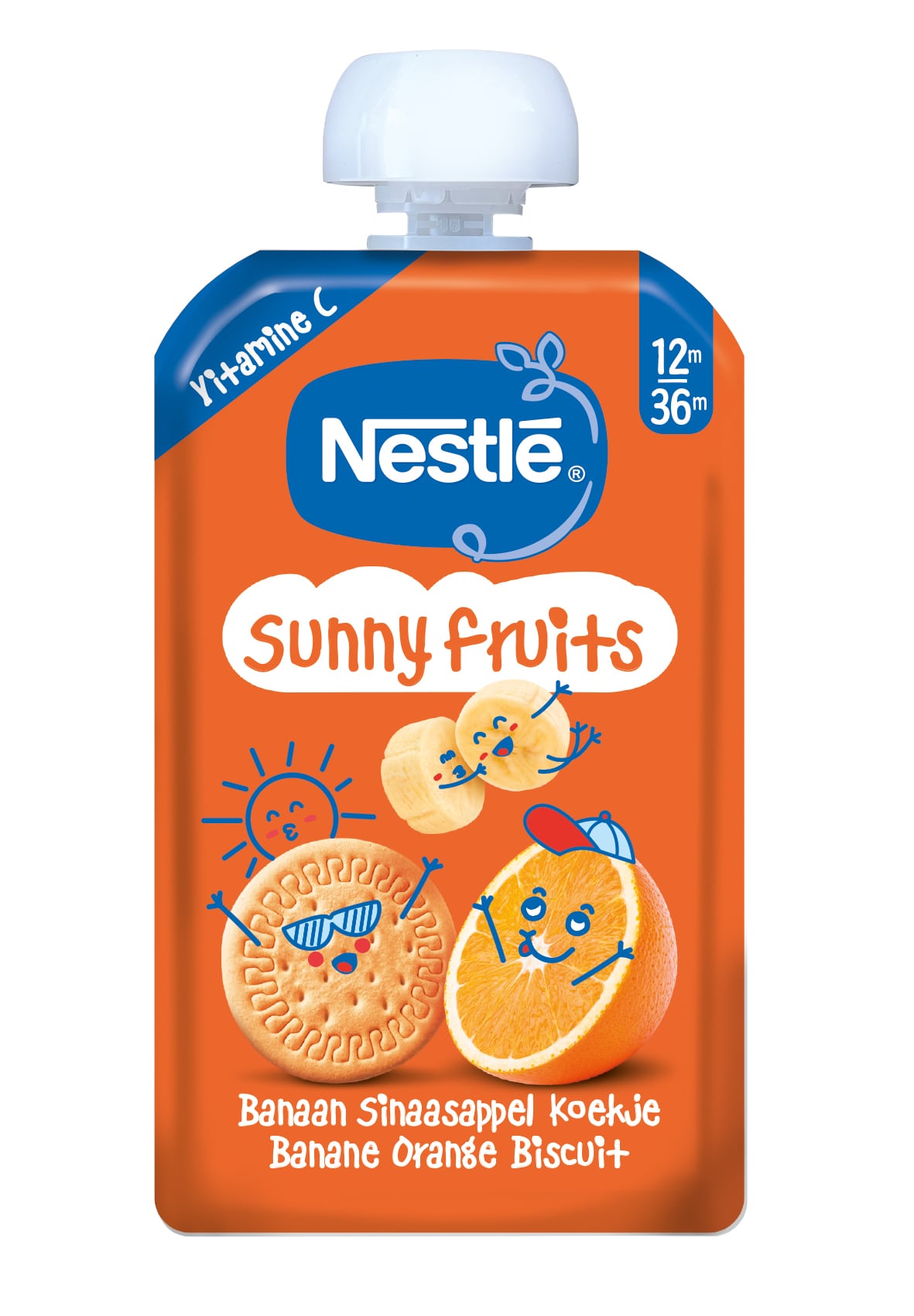 Sunny fruits – Fruit in een knijpzakje 12m+ | Nestlé