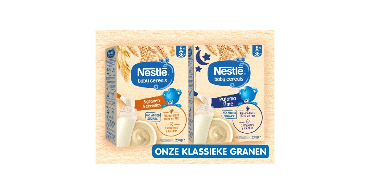 Onze klassieke babygranen | Nestlé Baby®