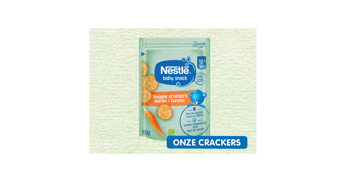 Onze zoute snacks voor baby's | Nestlé Baby®