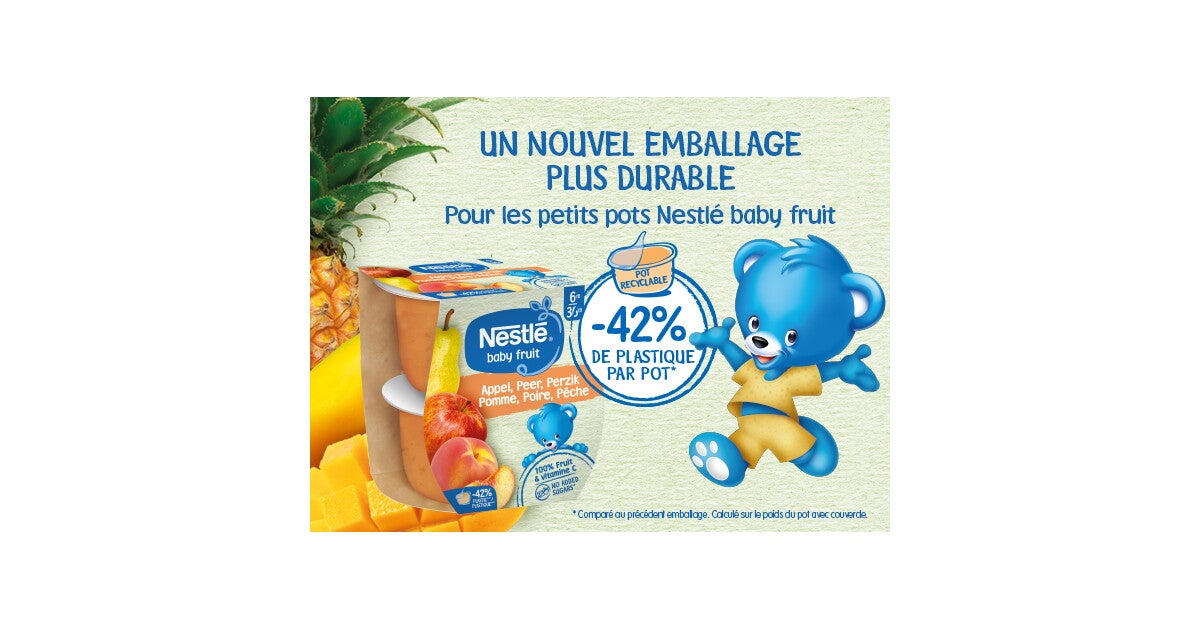 Nouveaux petits pots bébé sans couvercle | Nestlé Baby