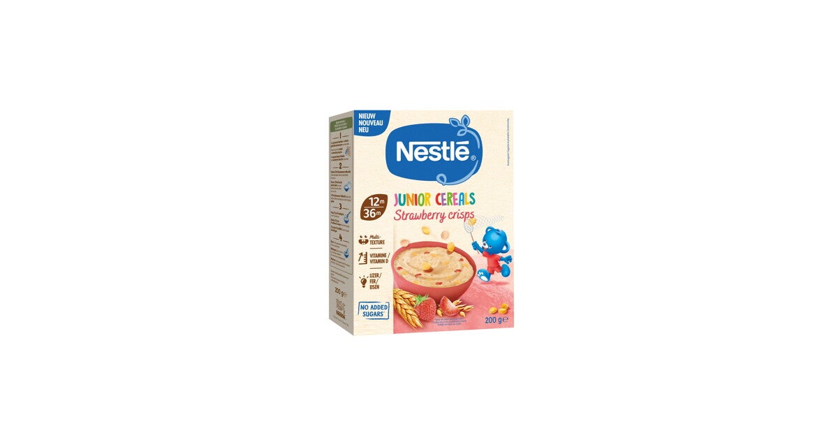 Cereals Strawberry Crisps - 12-36M | Nestlé Junior Cereals