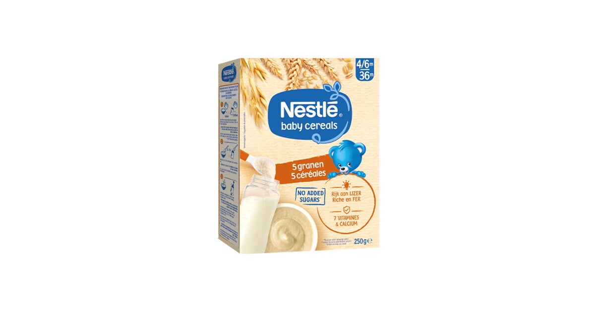 5 Granen ontbijt voor uw Baby | Nestlé Baby®Cereals